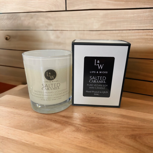Luxury Triple Scented 300g Soy Wax Candles | lips and wicks