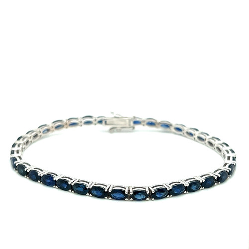 Pulsera Tennis de Zafiros Oval East West | María Santana