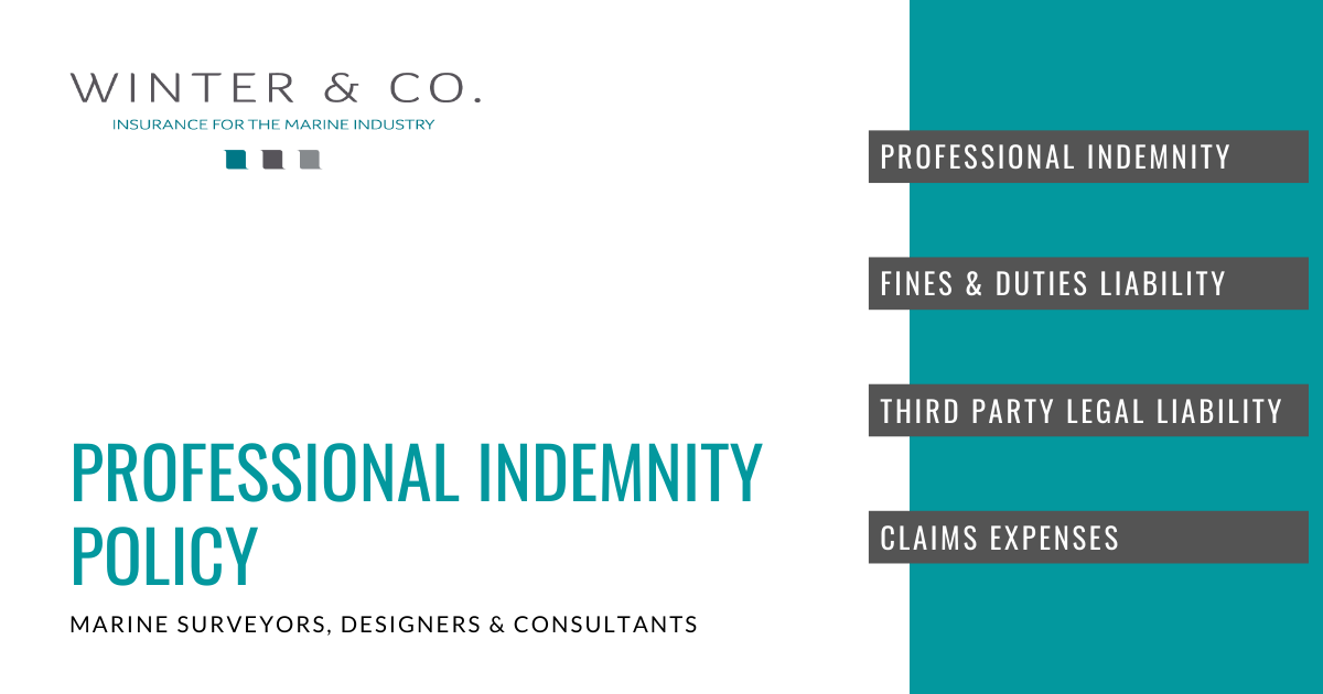 Marine Professional Indemnity Insurance | Winter & Co