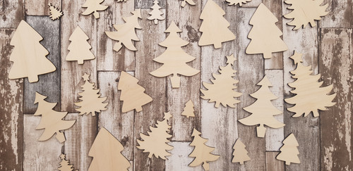 Christmas tree craft blanks shapes | laserxdesigns