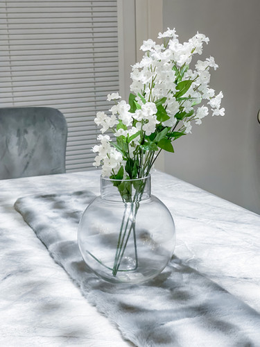 Rondo Glass Flower Display Vase | Dajac Home Interiors