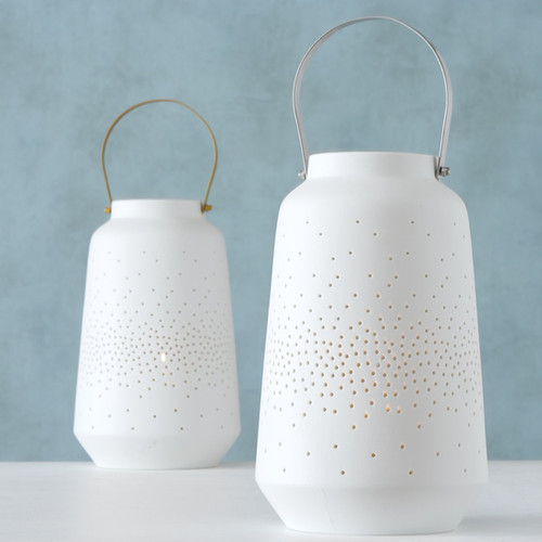 White Elaina Windlight | Dajac Home Interiors