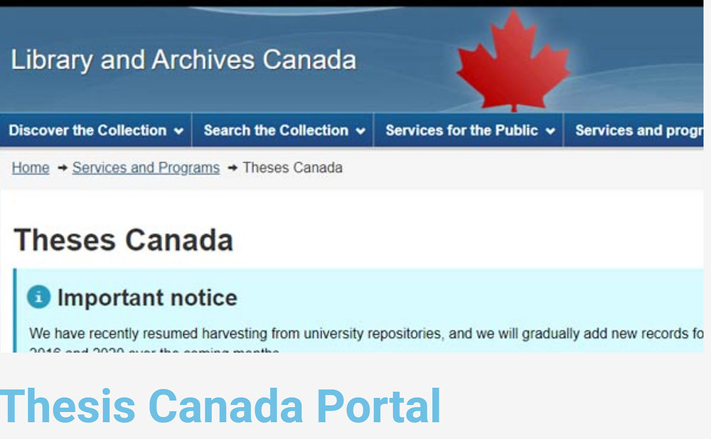 Theses Canada Portal