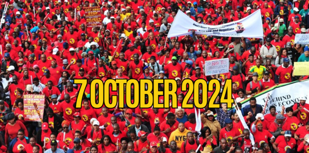 COSATU PROTEST ACTION - 7 October 2024 - AN EXERCISE IN IRONY