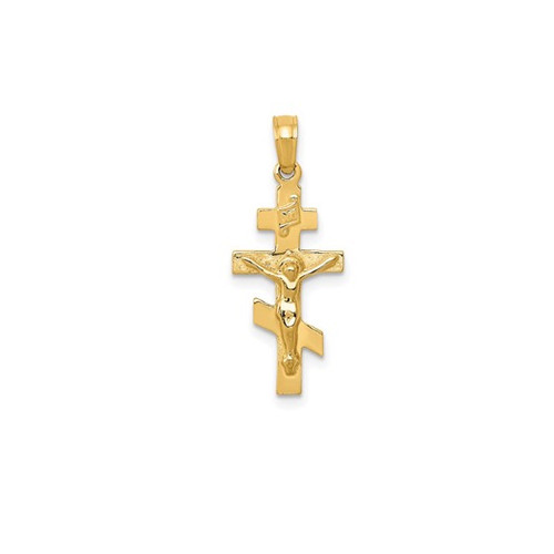 10k Eastern Orthodox Crucifix Charm | Dia Amore Jewellers