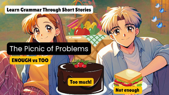 ENOUGH vs TOO:Learn Grammar + Fun Story