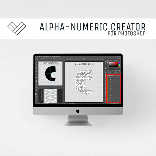 Alpha-Numeric Clipart Creator Template V3 | Everyoul Templates