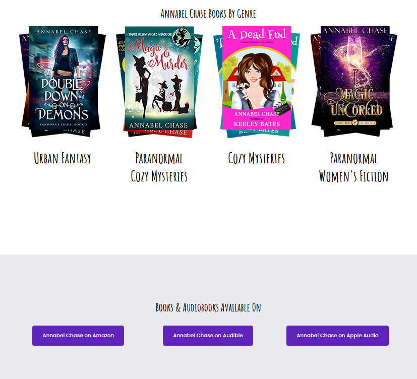 How to add a book catalogue to your author website