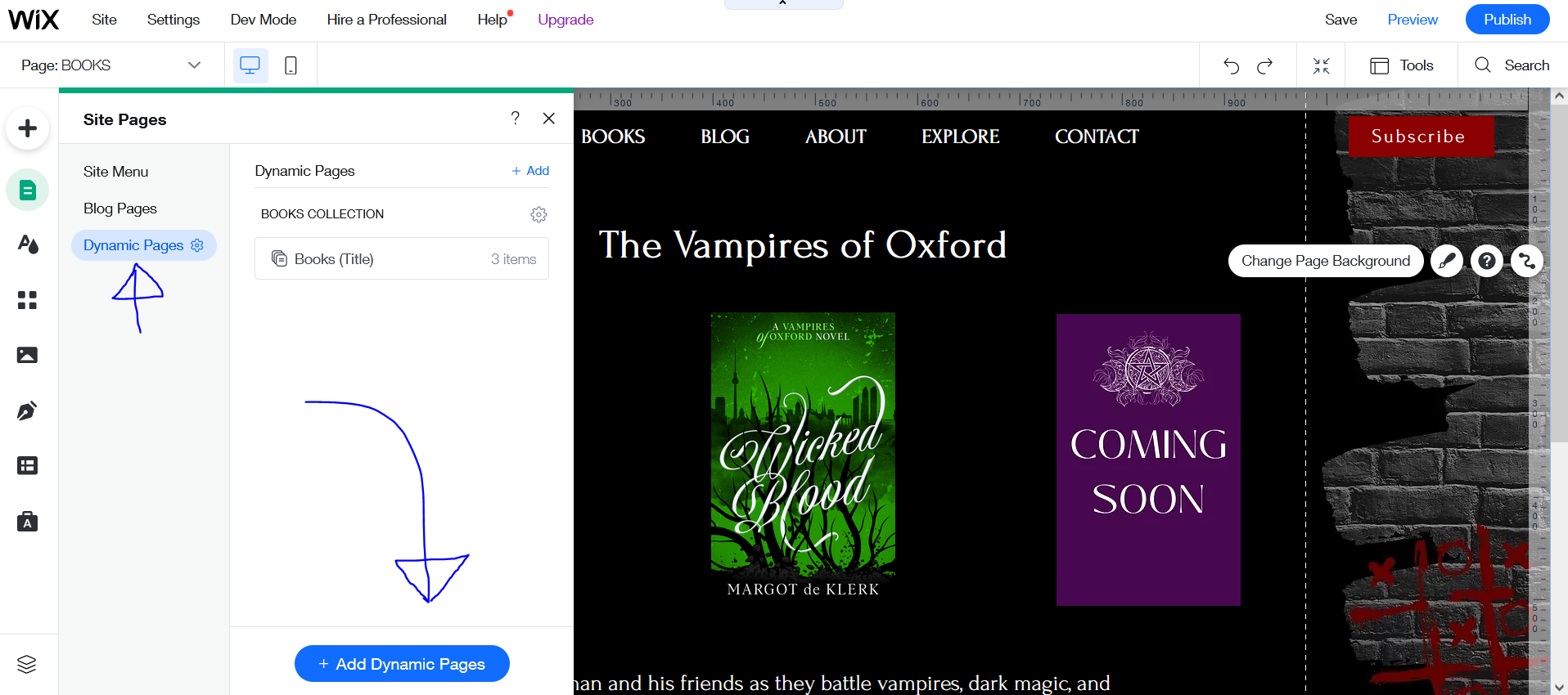 How to add a book catalogue to your author website