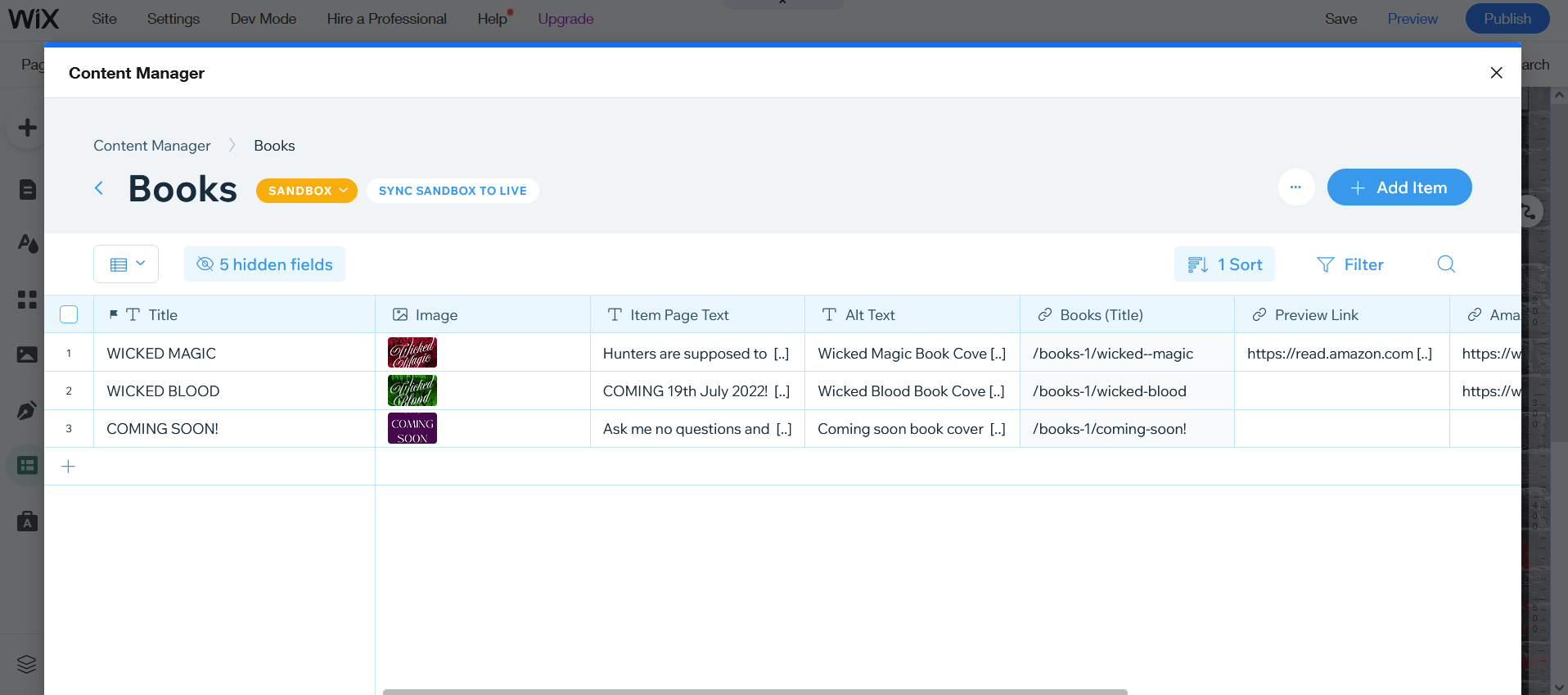 How to add a book catalogue to your author website