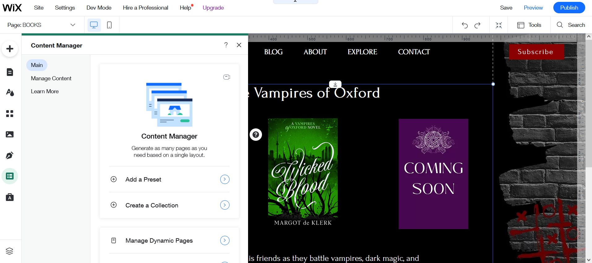 How to add a book catalogue to your author website