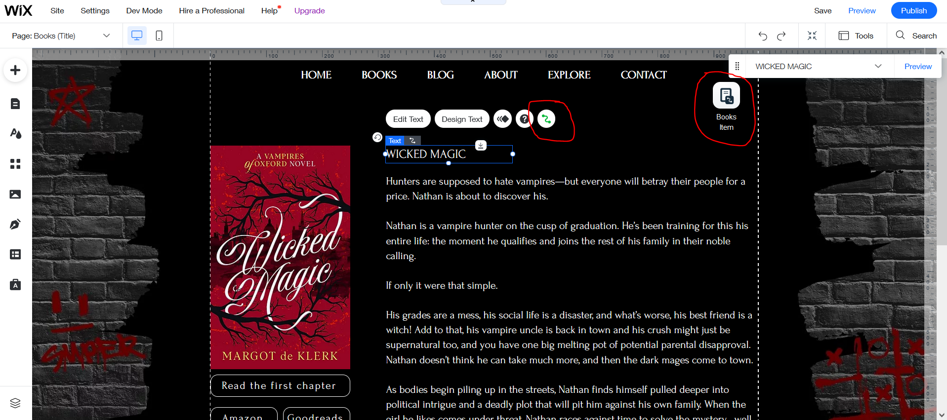 How to add a book catalogue to your author website