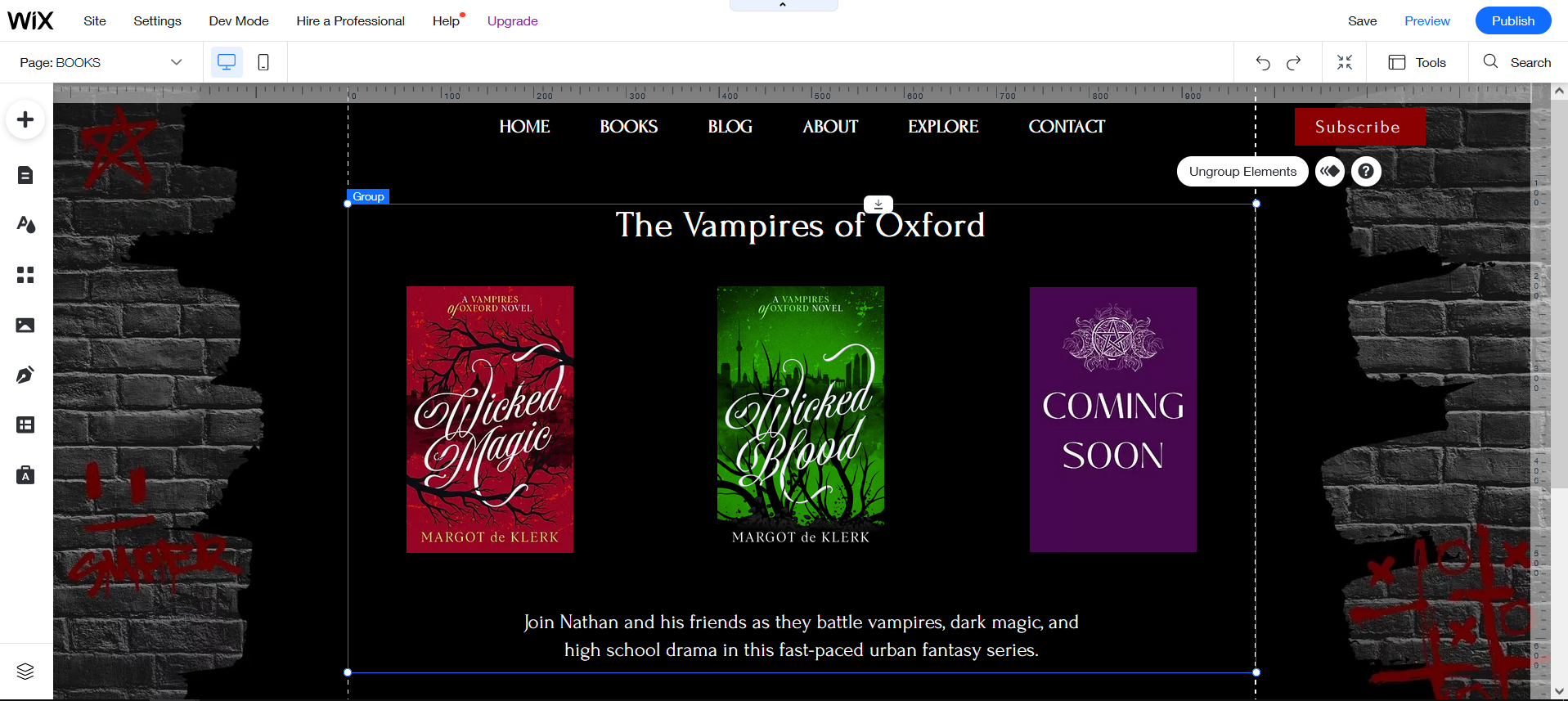 How to add a book catalogue to your author website