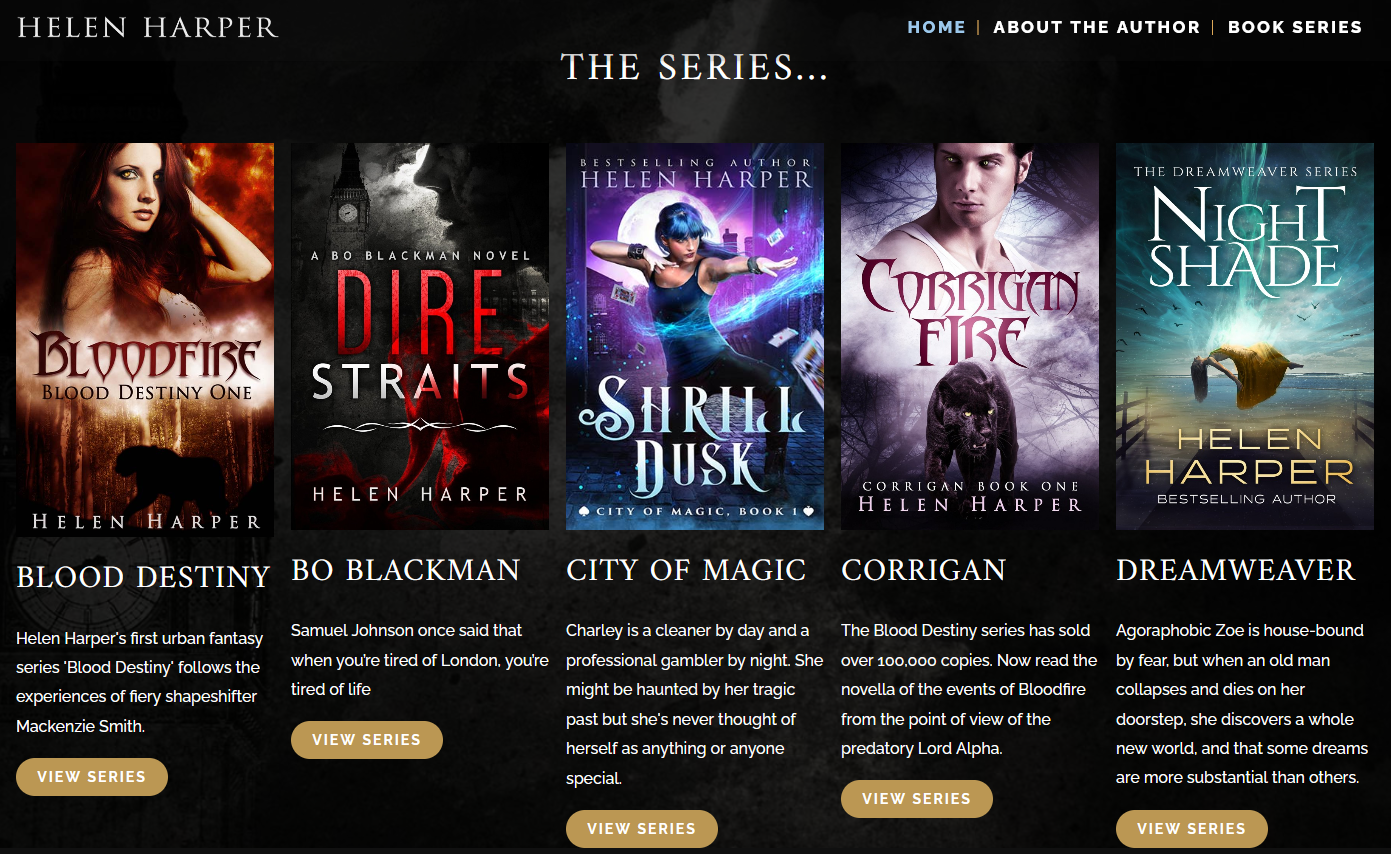 How to add a book catalogue to your author website