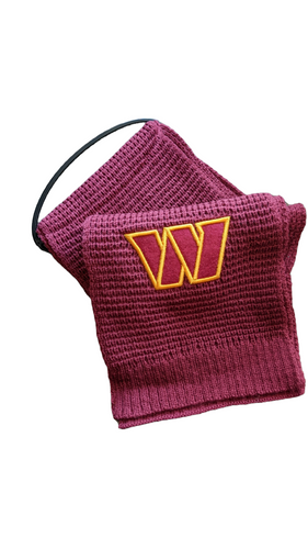 Washington Commanders Embroidered Logo Waffle Scarf | Lil City Creamery