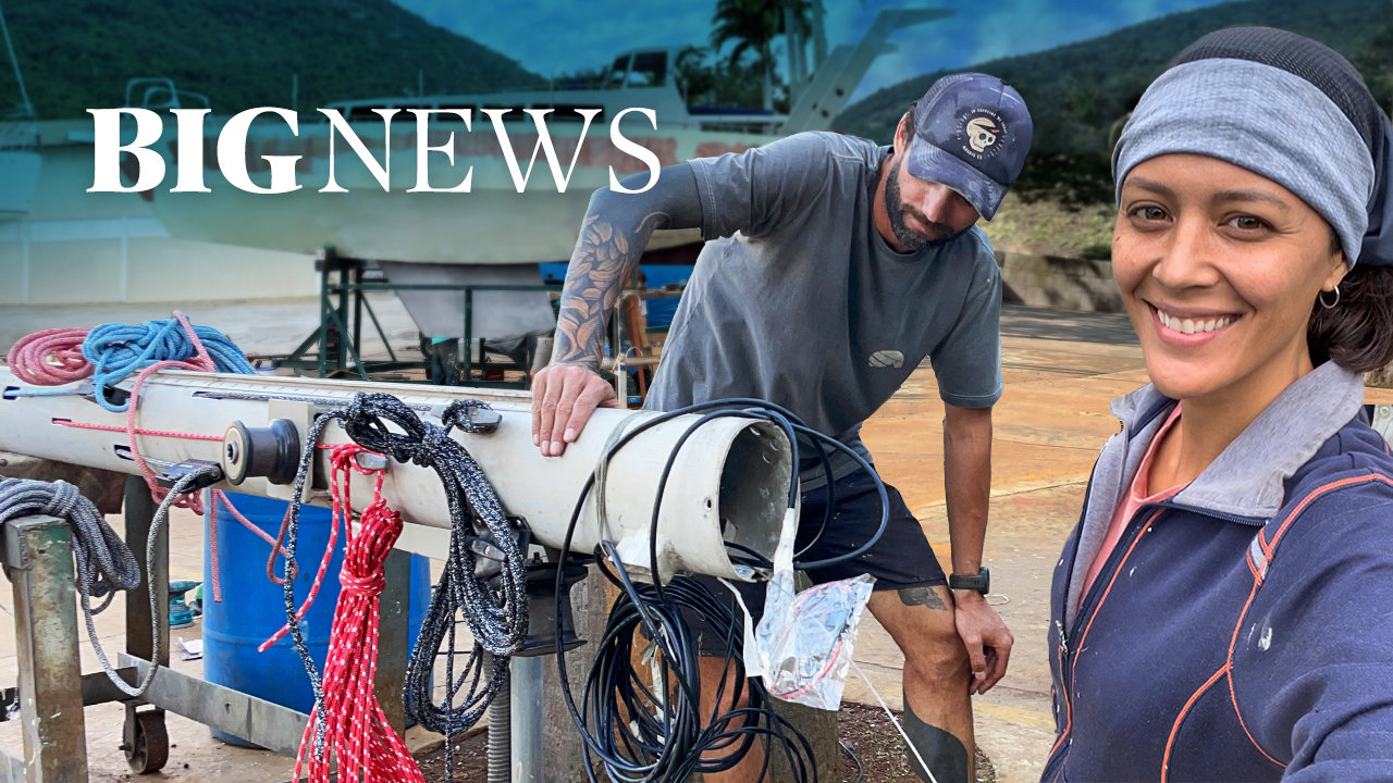 EPISODE 9, Preparing mast, making boom and BIG NEWS