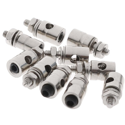 E-Z Push Rod end connector for 2.1mm, 10pcs | קו האופק טיסנים