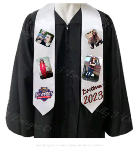 Personalized Graduation Stole | Vally J Designs
