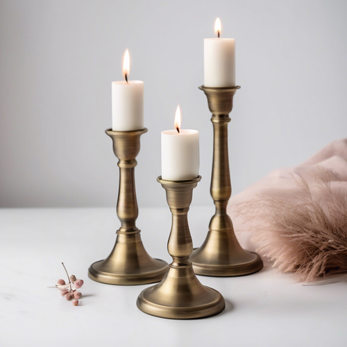 Antique Brass Candlesticks | Treasured Estates