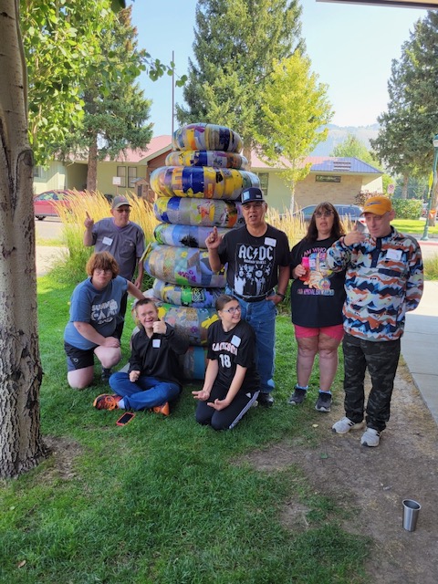 CES Art Installation Underway at The Center for the Arts!