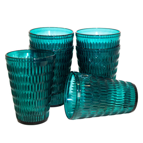 14 oz Emerald Diamond Plastic Cups | Sparkle-Lite