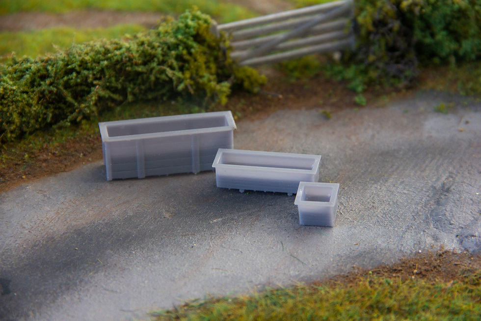 HO/OO Gauge Planter Boxes x9 | Railscale 33d