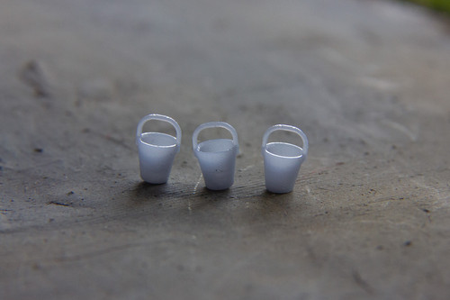 HO Scale/OO Gauge Buckets x6 | Railscale 33d