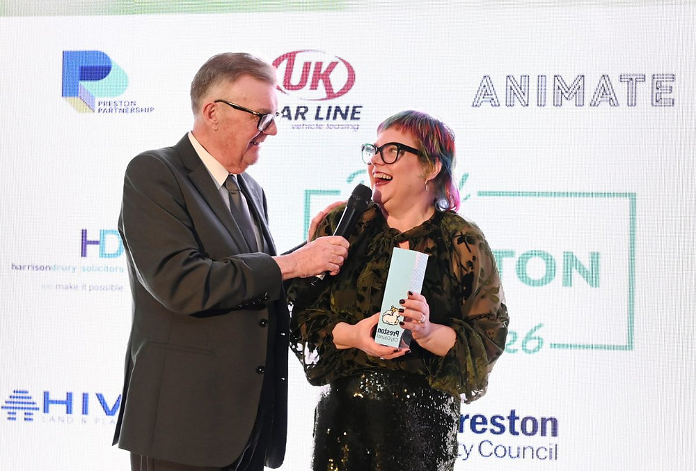 Annie Wynn BEM Wins Two Proud Preston Awards 2026 | Let’s Grow Preston