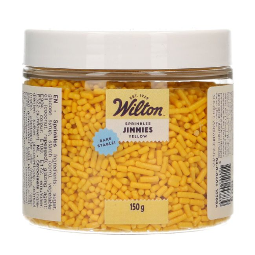 WILTON JIMMIES YELLOW 150G | Sugar Craft Malta