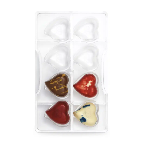 DECORA CHOCOLATE HEARTS MOLD 8 CAVITIES | Sugar Craft Malta