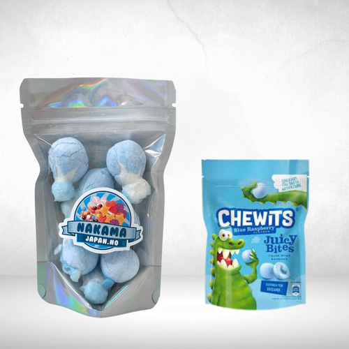Freeze Dried Chewits Blue Raspberry Juicy Bites | Nakama