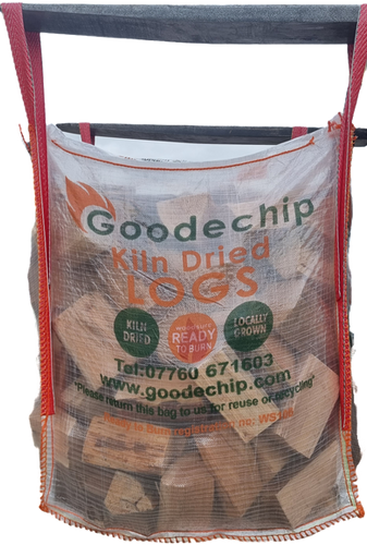 Kiln Dried Log Burner Mix 8 Bulk Bag Goodechip