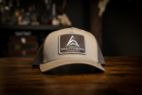 Earthtone Patch Hat -Pale Khaki/Loden | Southern Outdoorsmen