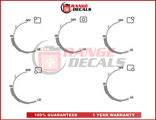 BOSCH Stove Decals |28| Range Decals | Range Decals