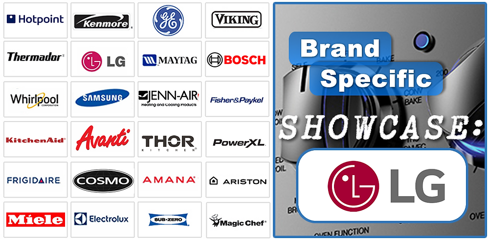 LG Stove Replacement Decals | Range Decals