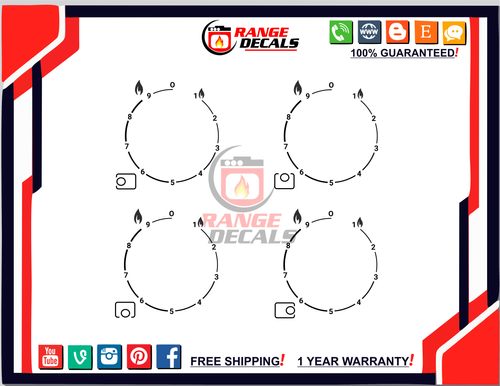 BOSCH PCI6A5B90A Cooktop Decals | Range Decals | Range Decals