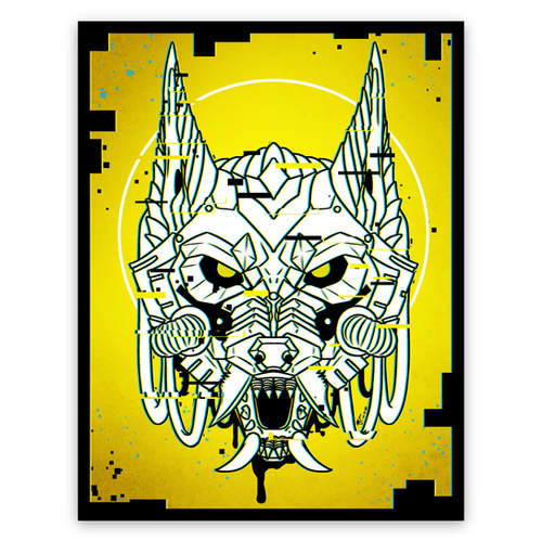 CYBER WEREWOLF PRINT | BusinessWolf Studios