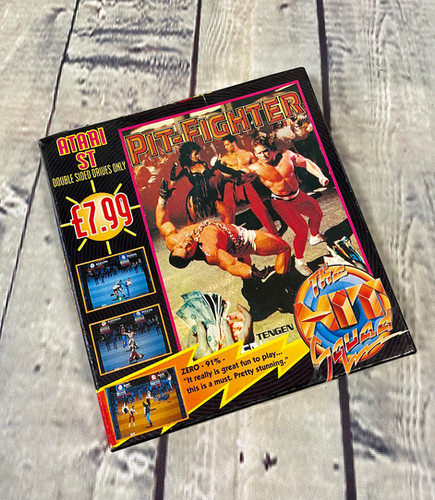 Vintage Computer Game | Retro 80s/90s Atari ST Pit Fighter Game