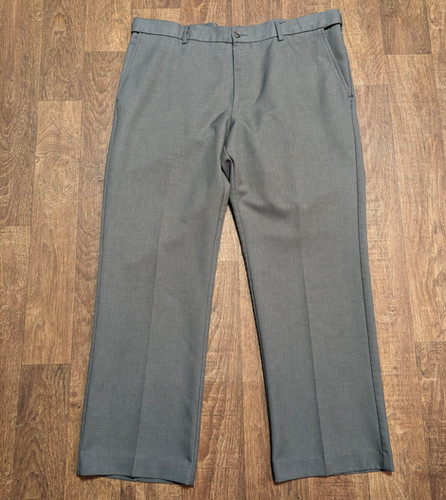 Vintage Trousers | Mens Retro Dark Grey Farah Trousers 38W 29L | My Vintage