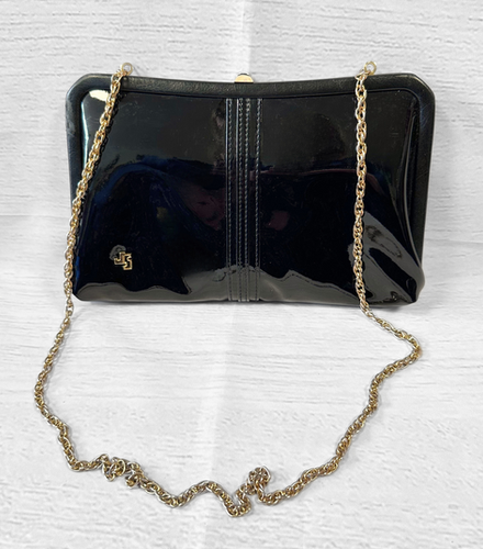 Jane Shilton Bag | 1980s Vintage Jane Shilton Black Patent Clutch | My ...