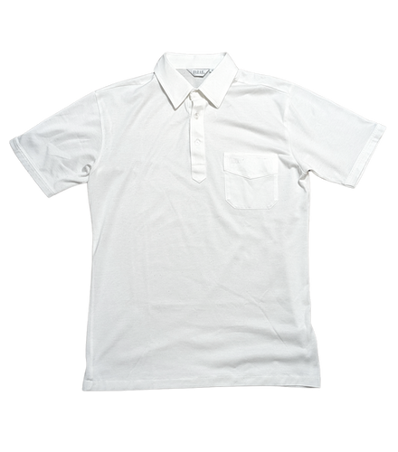 Vintage Polo | Mens Vintage 1970s White Farah Polo Shirt Small