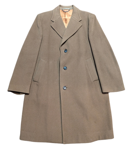 Menswear | Mens Vintage 1970s Brown Crombie Coat Size Medium