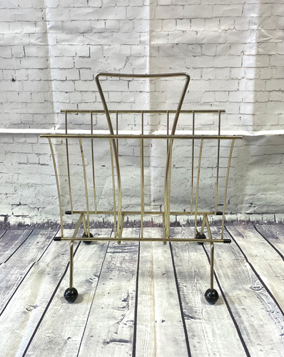 Vintage Homeware | Original 1950s Vintage Atomic Magazine Rack | My Vintage