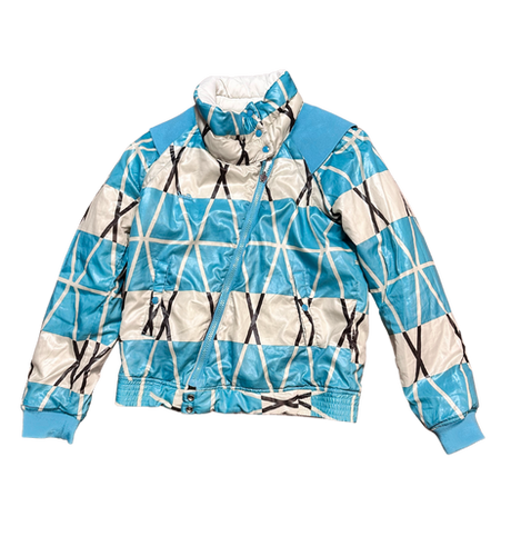Retro Diesel Reversible Puffer Jacket Size Medium (12/14)
