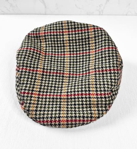 Vintage Tweed Flat Cap | Multi-Check Pattern | My Vintage