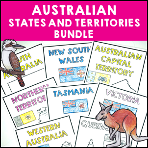 SAVE 30% Australian States and Territories Bundle | Tech Teacher Pto3
