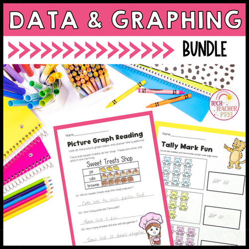 Data and Graphing Bundle | Tech Teacher Pto3