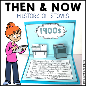 Long Ago and Today Then Now Social Studies Activities History of Stoves ...