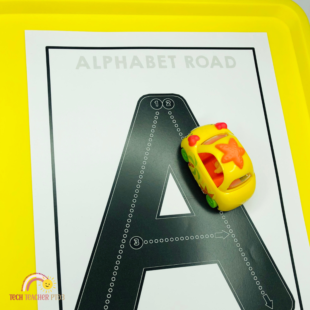 Fast Track Learning with Free Alphabet and Number Tracing Roads