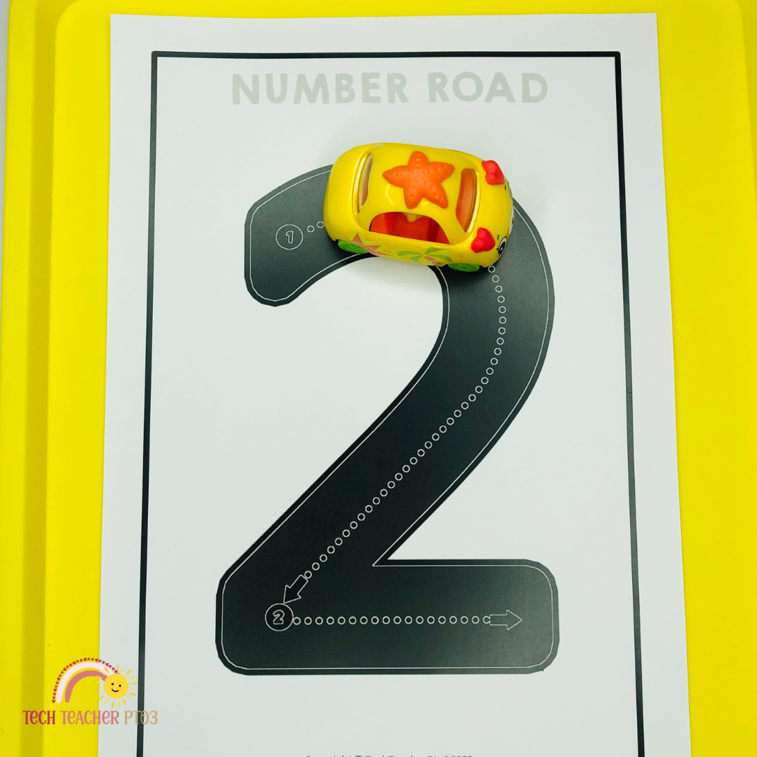 Fast Track Learning with Free Alphabet and Number Tracing Roads